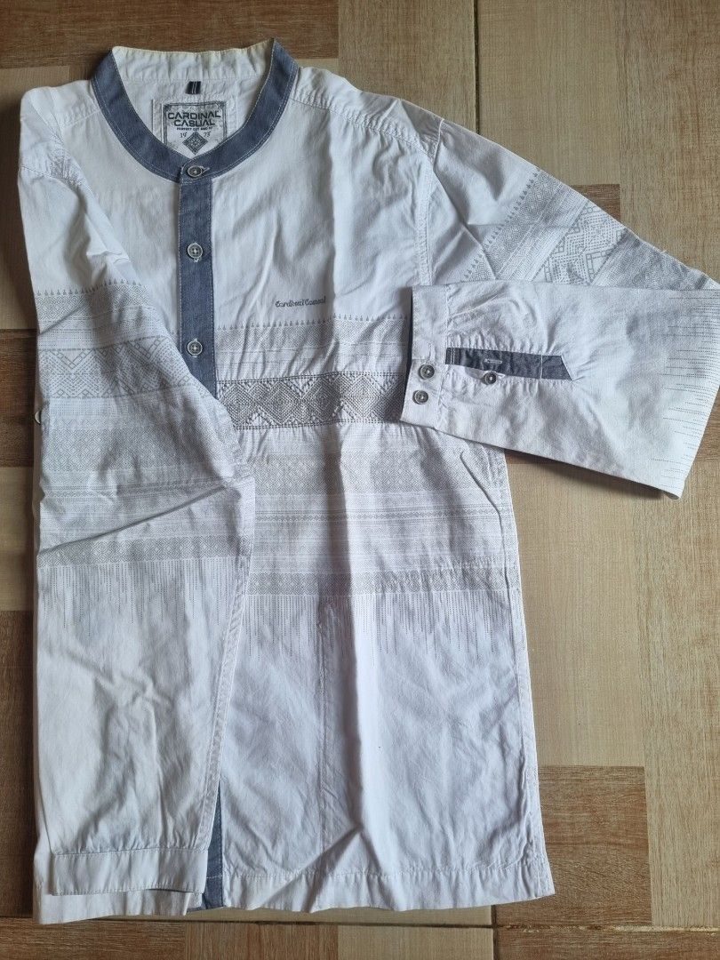 Baju kemko cardinal classic mewah, Fesyen Pria, Pakaian , Atasan di ...