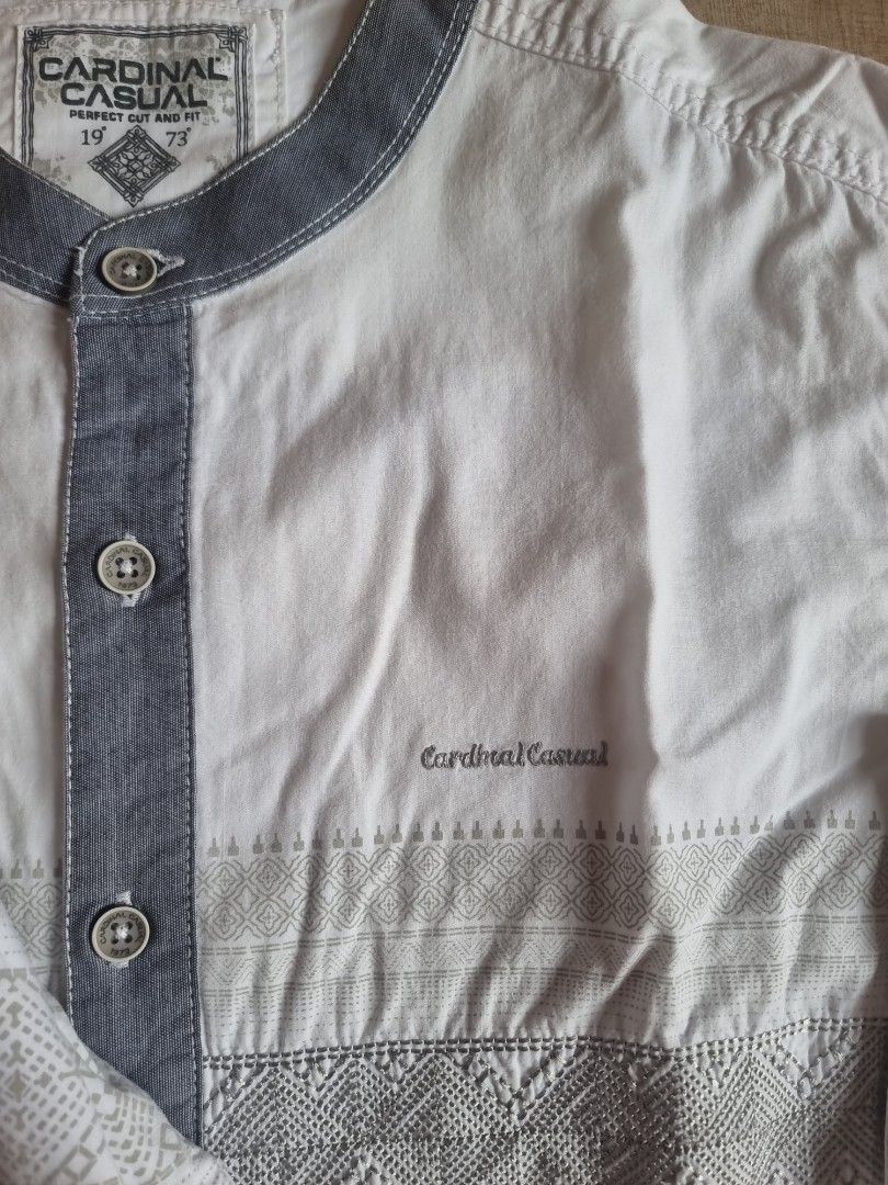 Baju kemko cardinal classic mewah, Fesyen Pria, Pakaian , Atasan di ...