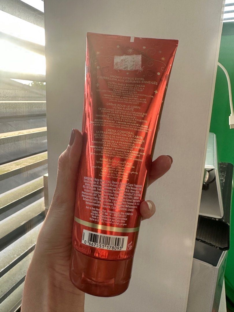 Bath & Body Works Snowy Citrus Swirl Body Lotion, Beauty & Personal ...