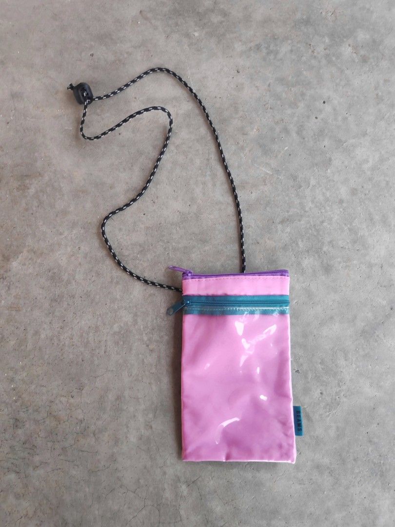 Beams Neck Pouch, Women's Fashion, Bags & Wallets, Wallets & Card ...