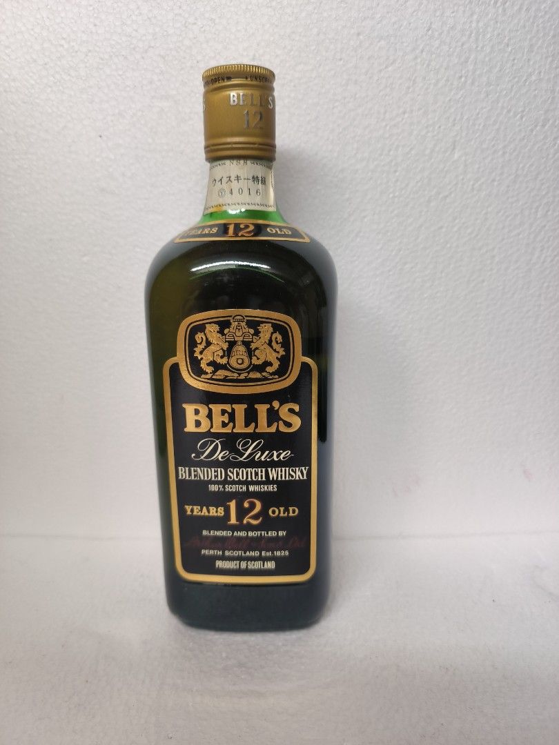 Bell's 12 Year Old De Luxe Blended Scotch Whisky 750ml, 嘢食 & 嘢飲, 酒精飲料 ...