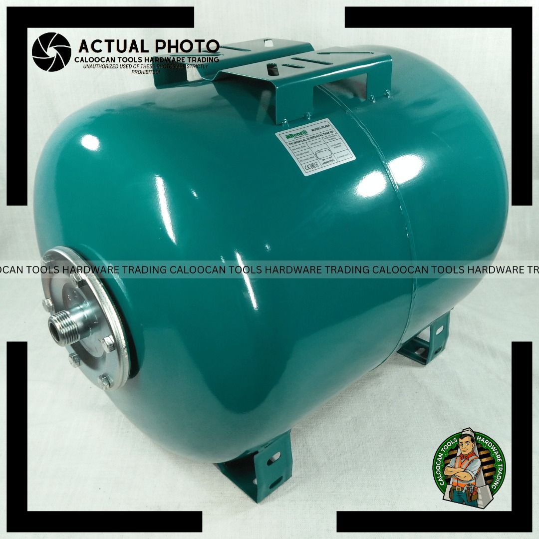 BENELLI Italy Horizontal Bladder Tank / Pressure Tank 60L (BL 60H ...