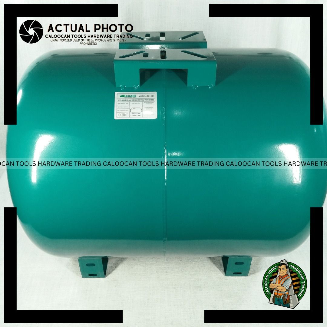 BENELLI Italy Horizontal Bladder Tank / Pressure Tank 100L (BL100H ...
