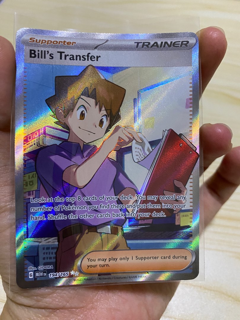 Bill’s transfer, Hobbies & Toys, Toys & Games on Carousell