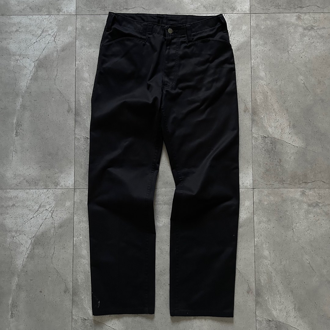 Black Ben Davis Straight Cut Pants, Men's Fashion, Bottoms, Jeans on ...