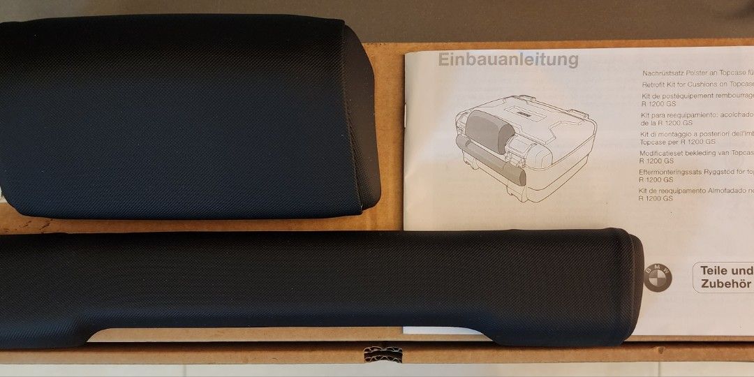 BMW GS TOP BOX BACK REST, Motorcycles, Motorcycle Accessories on Carousell