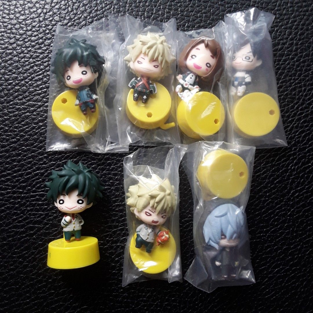 BNHA Boku no Hero Academia Nitotan mini figures (Midoriya, Bakugo ...