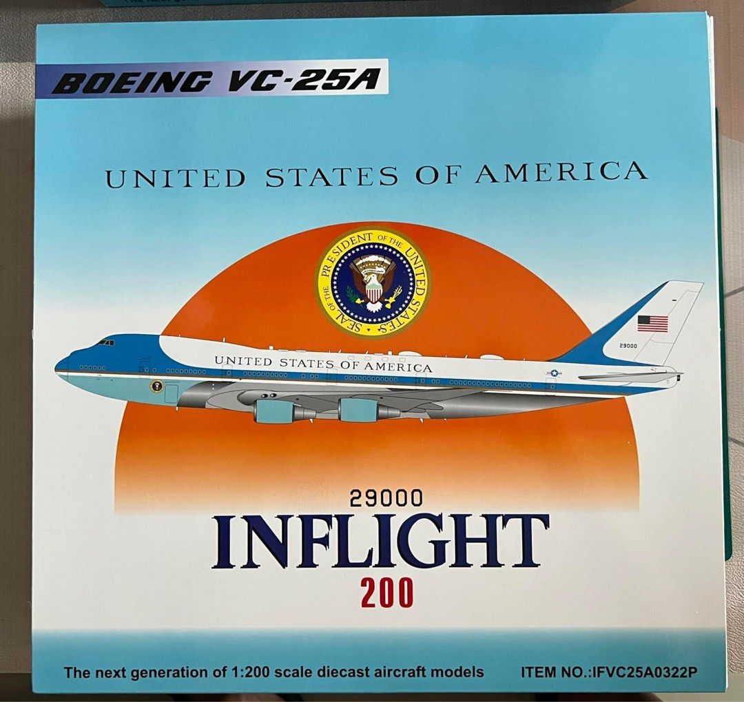 Boeing VC-25A USA Air Force One 29000, Hobbies & Toys, Memorabilia ...