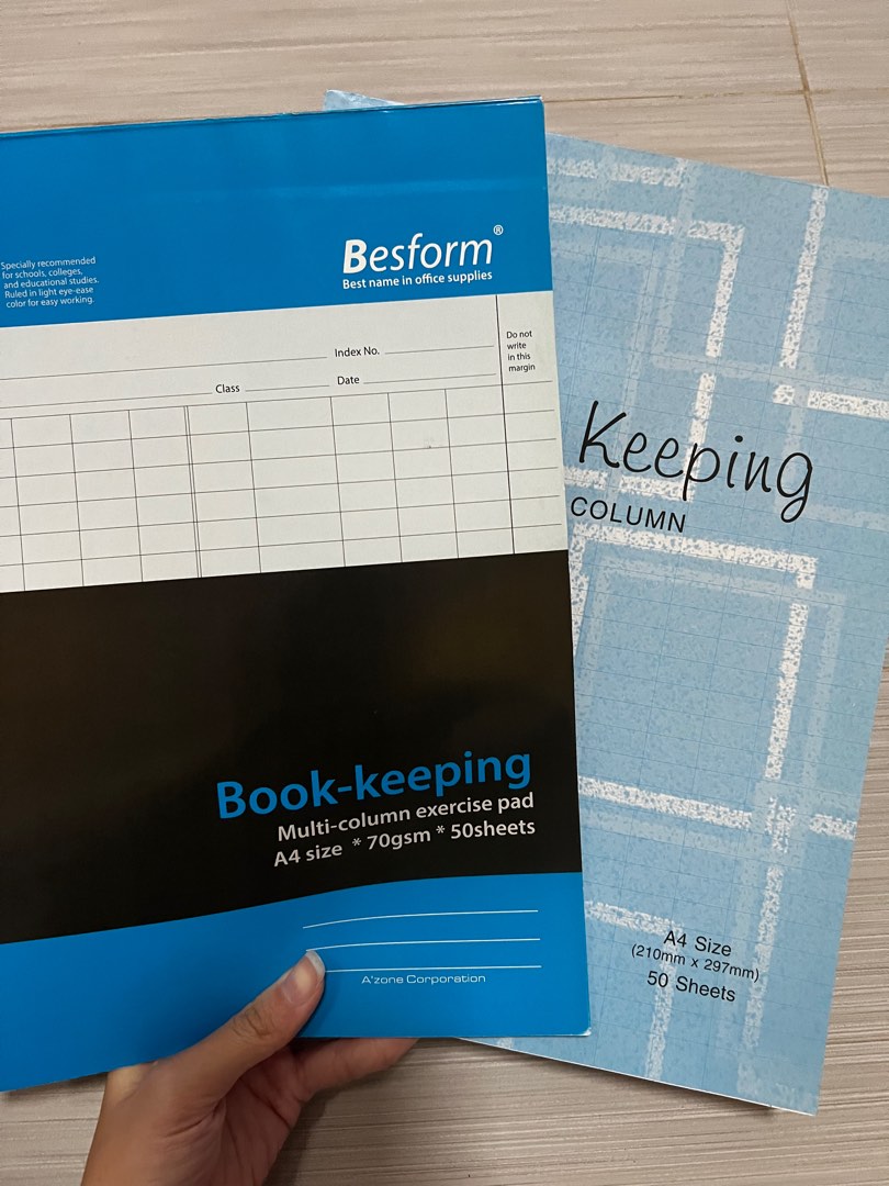 Book Keeping Pad, Hobbies & Toys, Stationery & Craft, Stationery ...
