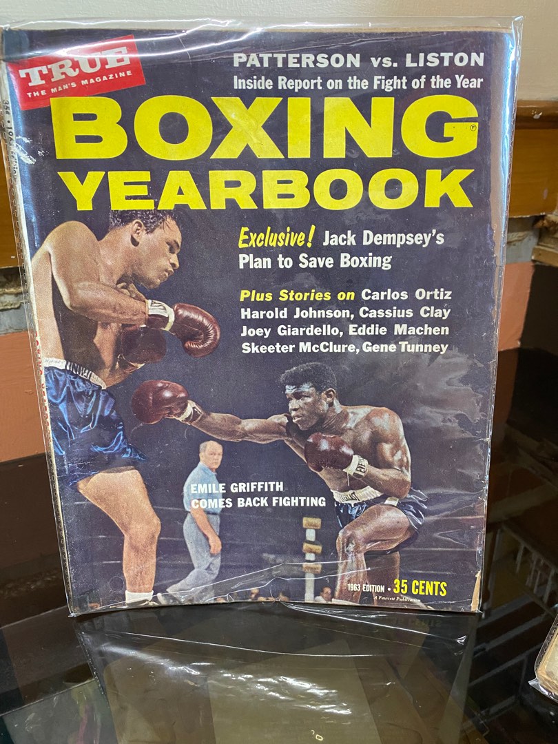 Boxing Magazine Book - Yearbook Patterson Vs. Liston Vintage 1963 ...