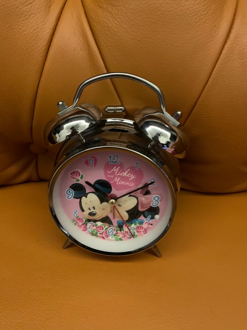 Brand new Disney Mickey Mouse alarm clock, Furniture & Home Living ...