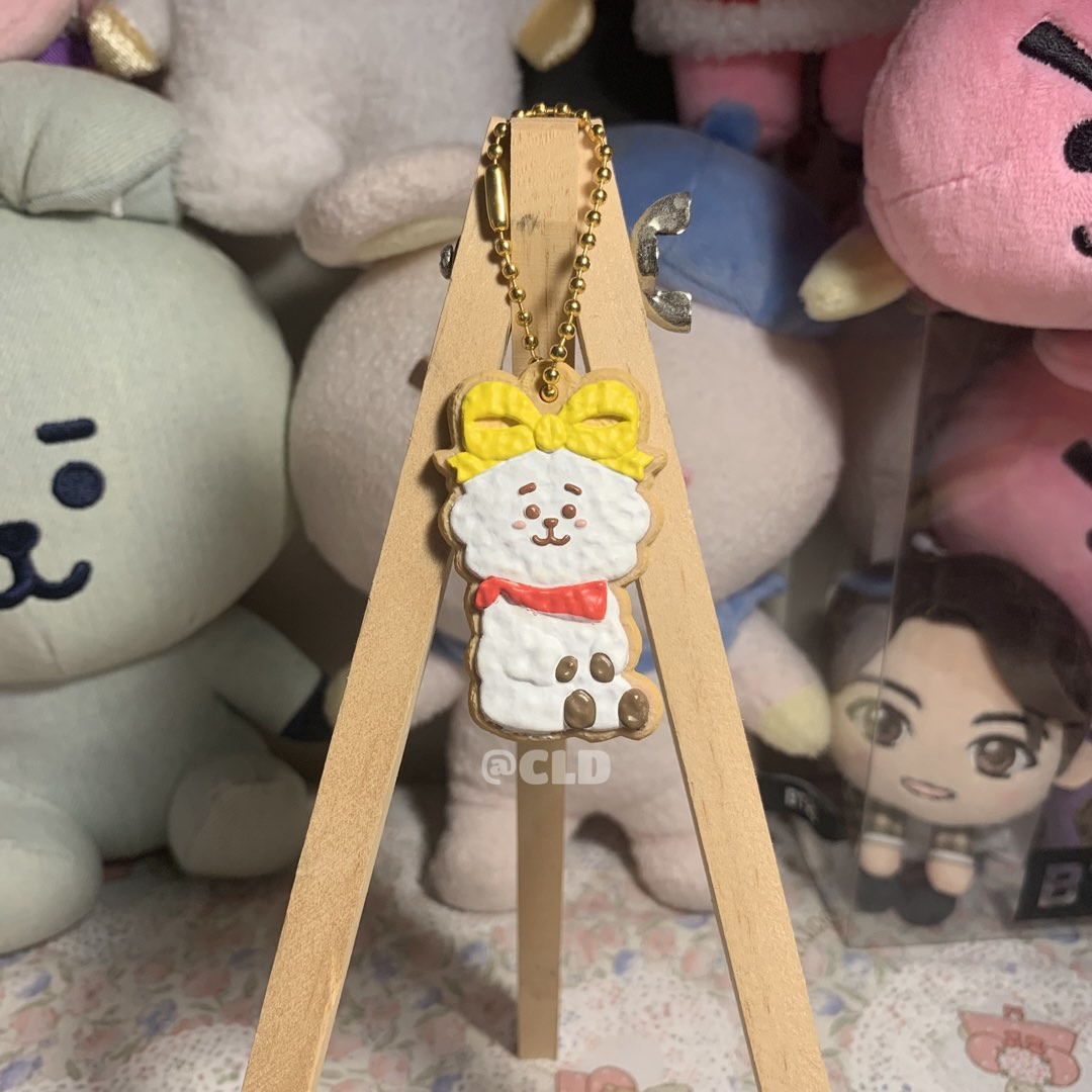 Bt21 RJ cookie keyring, Hobbies & Toys, Memorabilia & Collectibles, K-Wave on Carousell