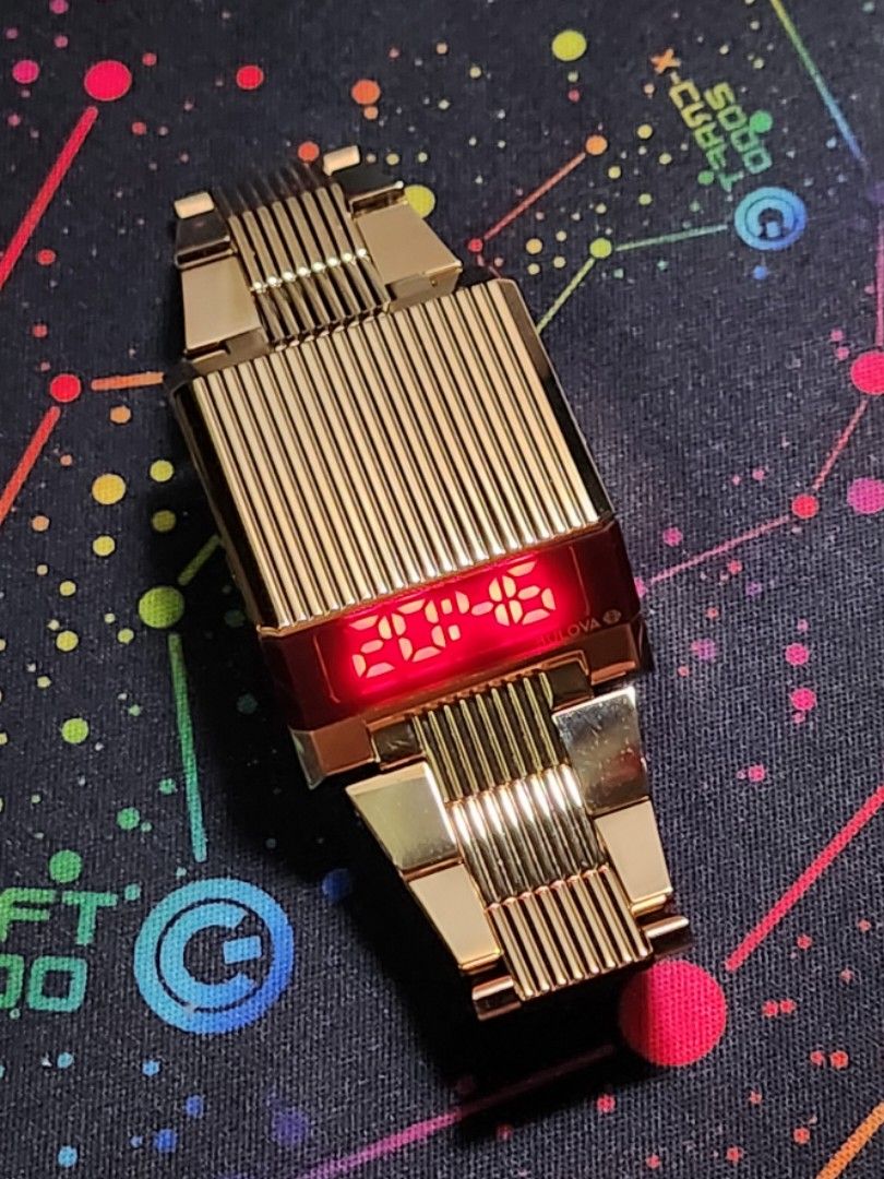 Bulova Computron Gold, Men's Fashion, Watches & Accessories, Watches on ...