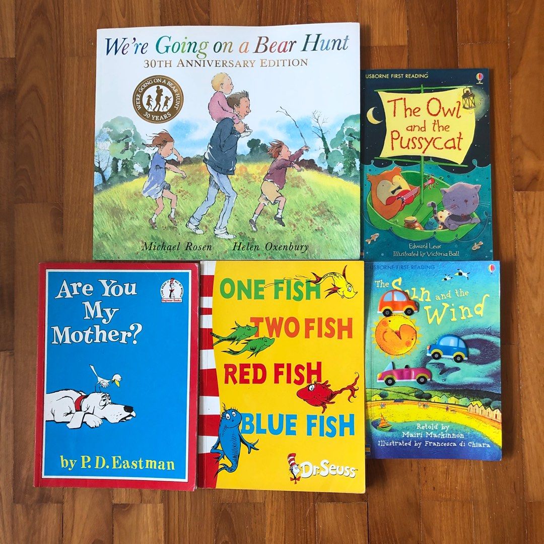 Bundle of 5 English classics story books by Dr Seuss PD Eastman Oxford ...