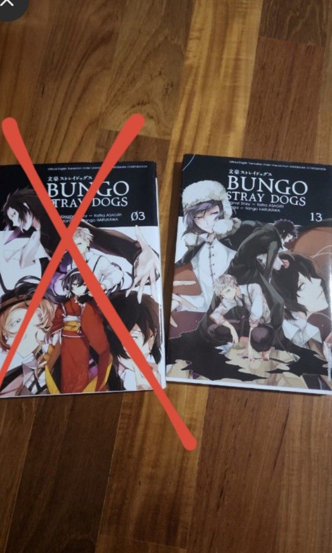 Bungou Stray Dogs (BSD) manga vol 13, Hobbies & Toys, Books & Magazines ...