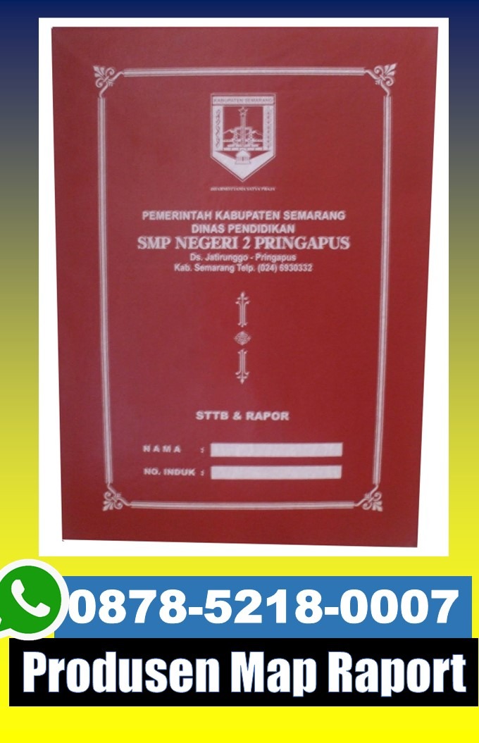 CALL 087852180007 Sampul Map SMK NEGERI Sekolah Dasar Balikpapan ...