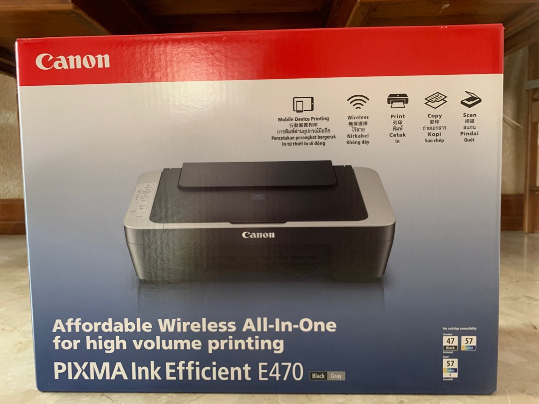 Brand new Canon E470 printer WITH WARRANTY, Computers & Tech, Printers ...