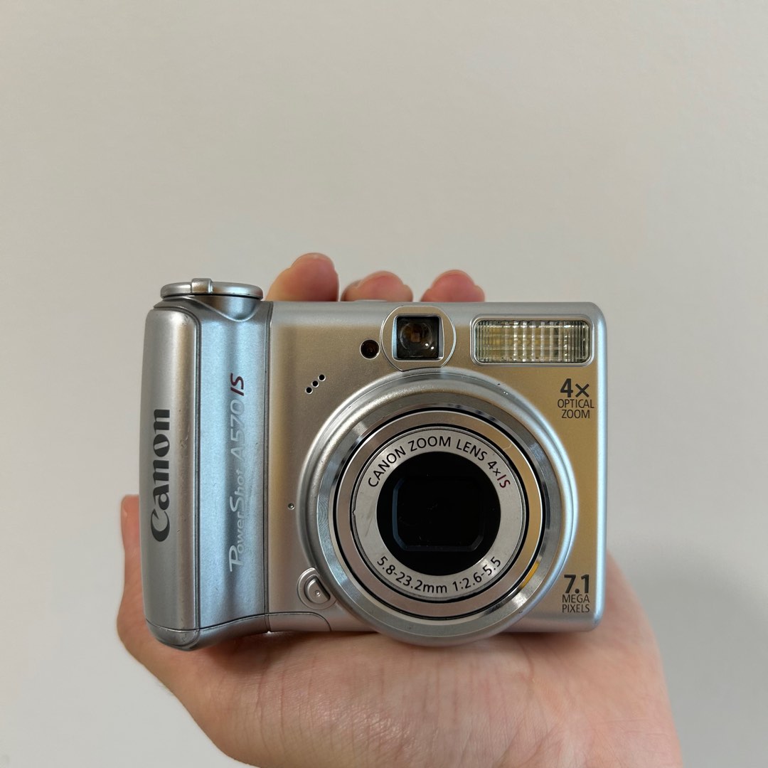 canon powershot a570 is ccd camera, Photography, Cameras on Carousell