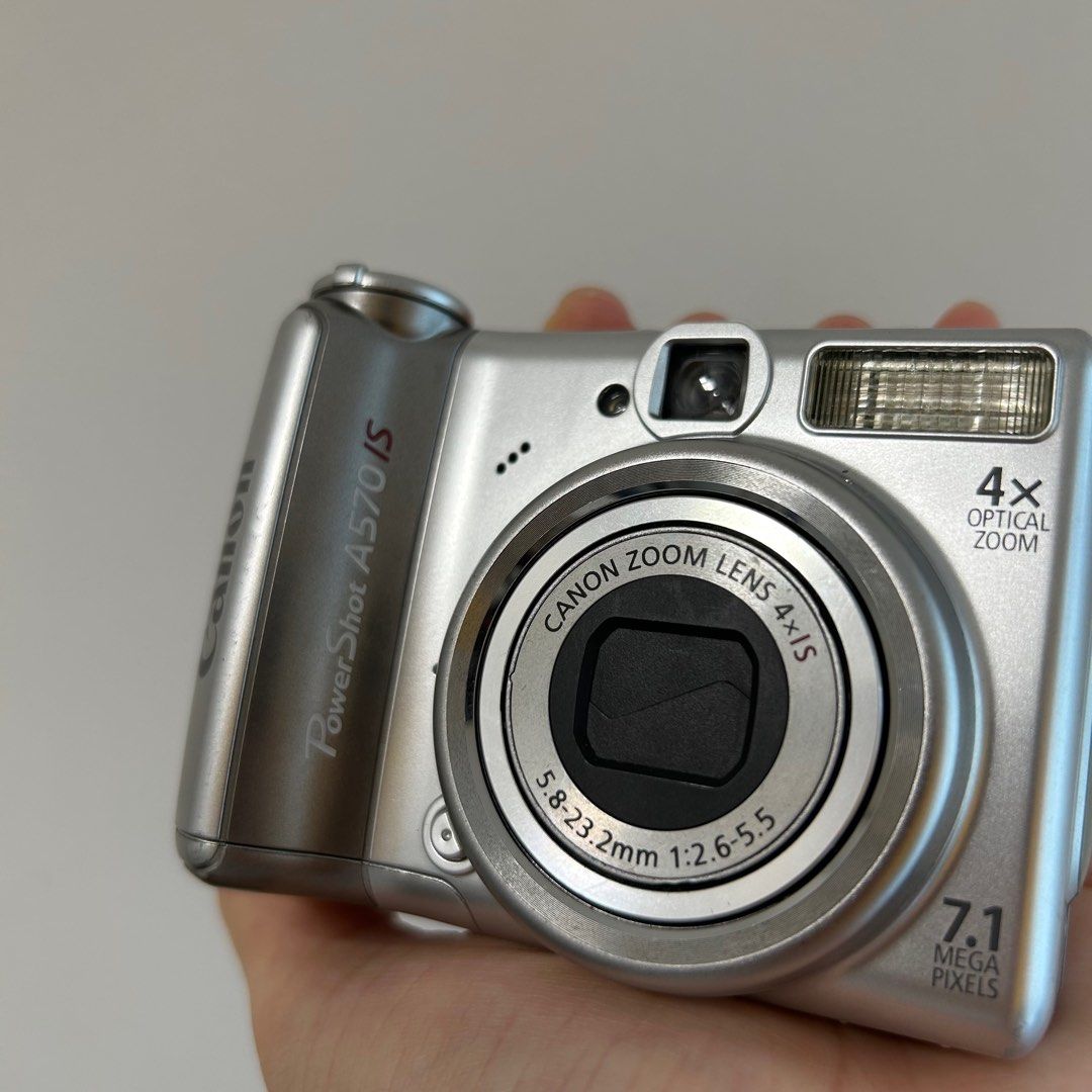 canon powershot a570 is ccd camera, Photography, Cameras on Carousell