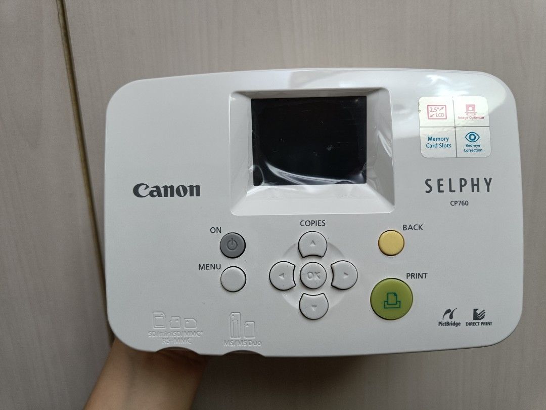 Canon Selphy CP760 Compact Photo Printer, Computers & Tech, Printers ...
