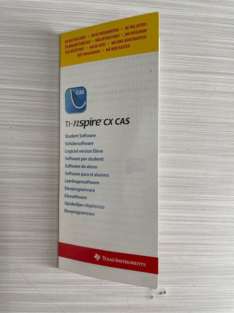 CAS Calculator Texas Instruments TI-nspire CX, Hobbies & Toys ...