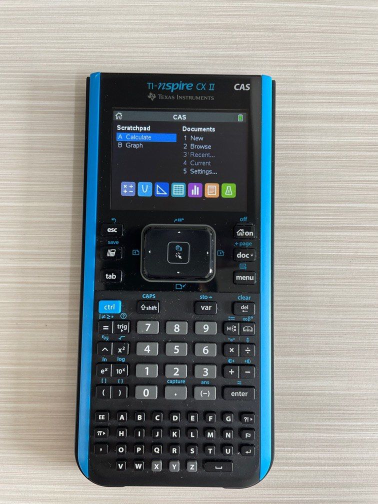 CAS Calculator Texas Instruments TI-nspire CX, Hobbies & Toys ...