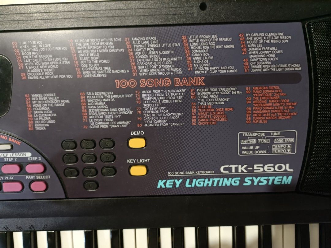 Casio Electric Keyboard CTK-560L, Hobbies & Toys, Music & Media, Musical Instruments on Carousell