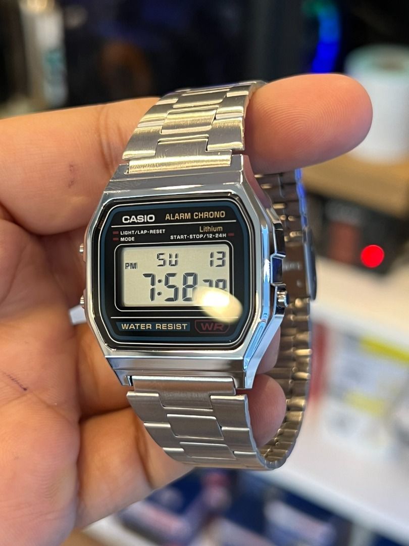 Casio Original Watch | A158WA-1 | Digital Casio Watch, Men's Fashion, Watches & Accessories ...