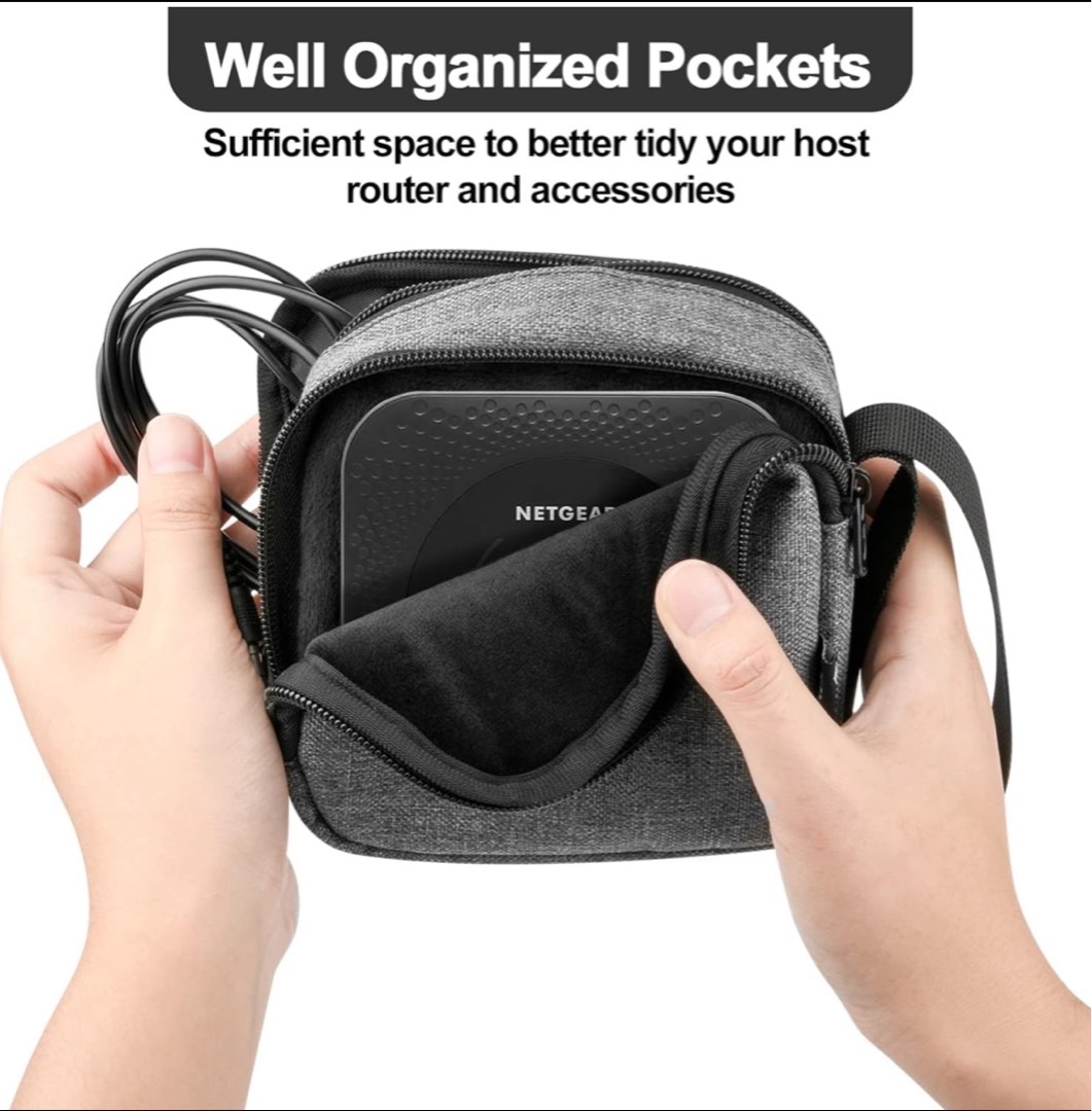 CaSZLUTION Netgear MR 系列 Travel Case, 電腦＆科技, 電腦周邊及配件, Wifi及上網相關產品 ...