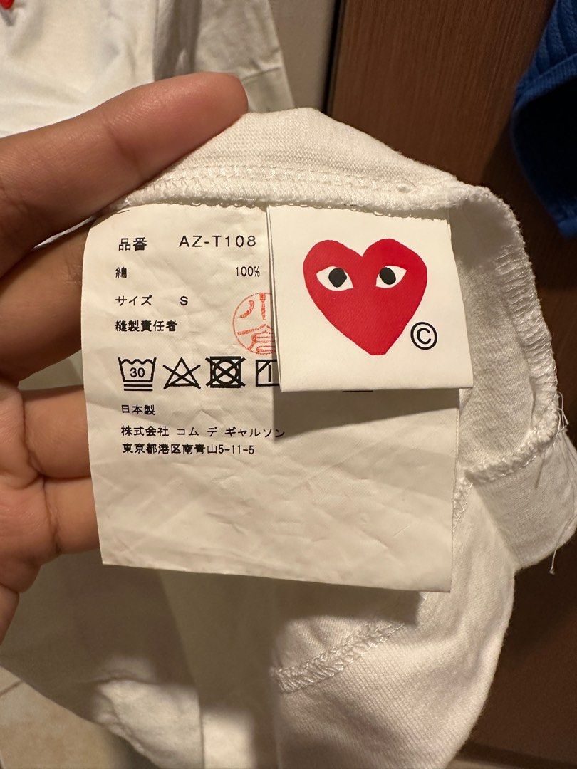 CDG Comme des Garcons white shirt, Women's Fashion, Tops, Shirts on ...