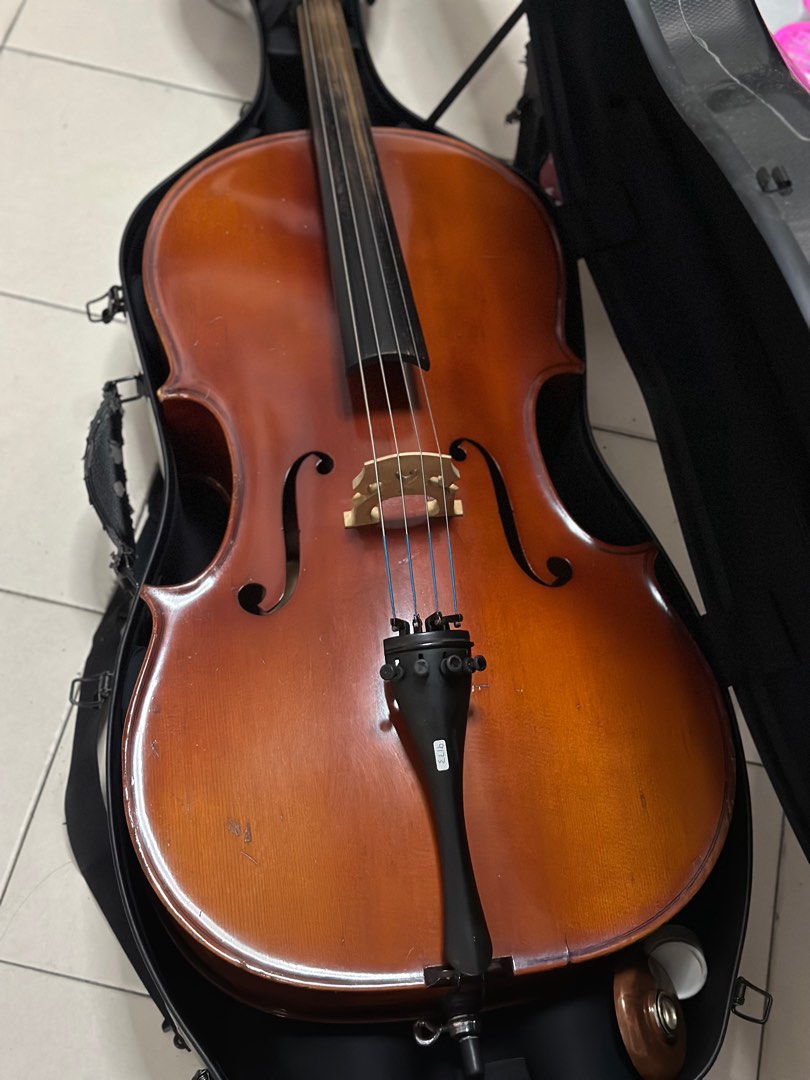 Old Cello with case etc, Hobbies & Toys, Music & Media, Musical ...