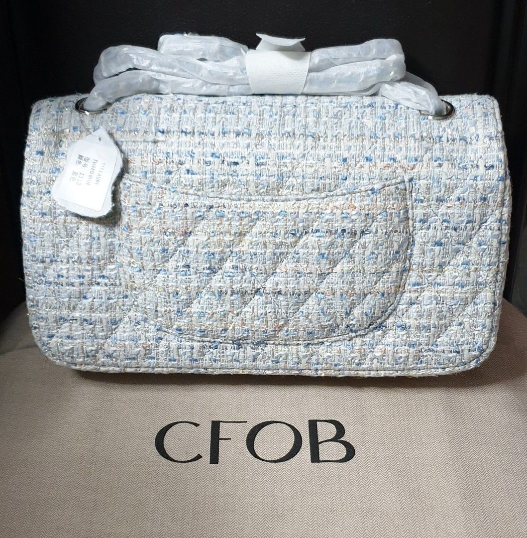 CFOB Aure #1113 - Blue Tweed, Women's Fashion, Bags & Wallets, Shoulder ...