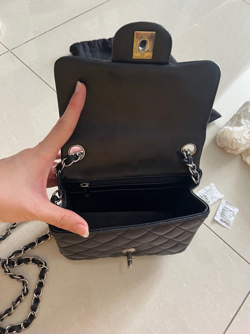 Chanel square mini, Luxury, Bags & Wallets on Carousell