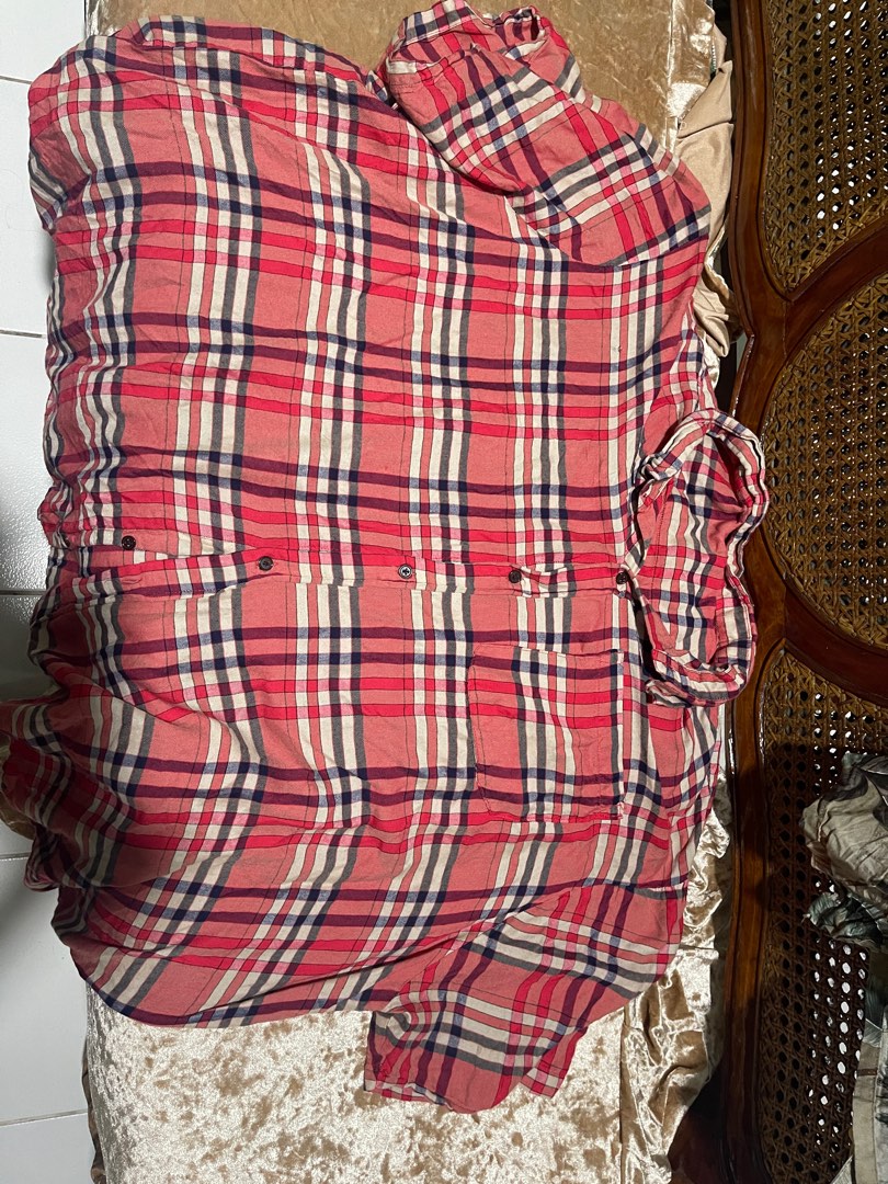 checkered collar polo, Men's Fashion, Tops & Sets, Formal Shirts on ...