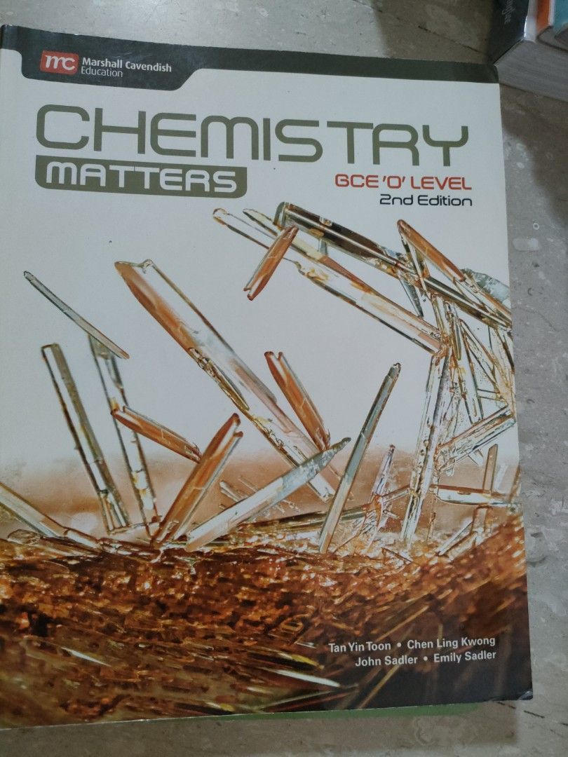 Chemistry Matters textbok, Hobbies & Toys, Books & Magazines, Textbooks ...