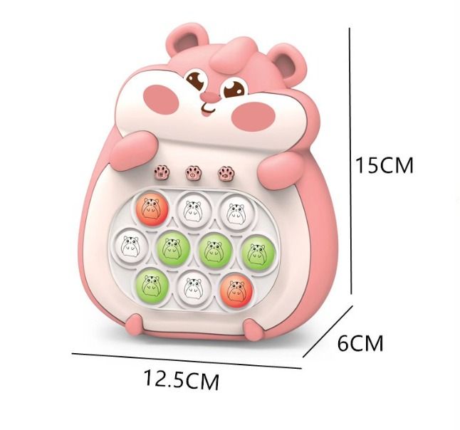 Children Push Button Puzzle Game Pop It Chipmunk Game (H0729), Hobbies ...