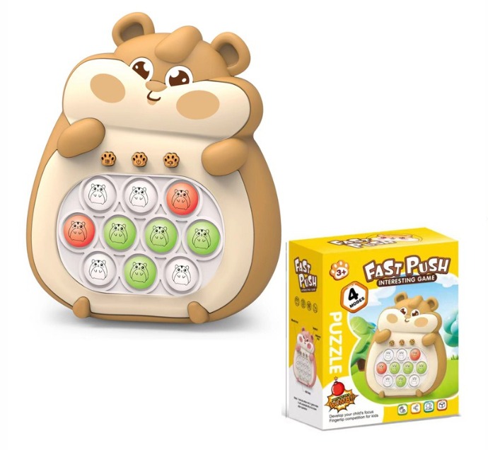 Children Push Button Puzzle Game Pop It Chipmunk Game (H0729), Hobbies ...