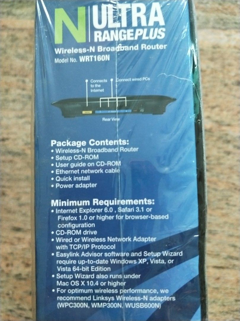 Cisco Linksys Wireless N Broadband Router Computers And Tech Parts And Accessories Networking On