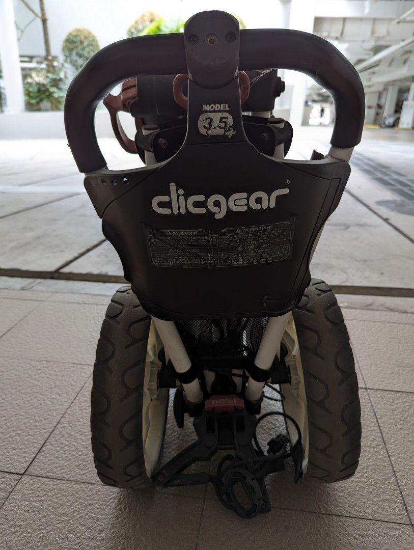 Clicgear 3.5+ Golf Trolley White, Sports Equipment, Other Sports ...