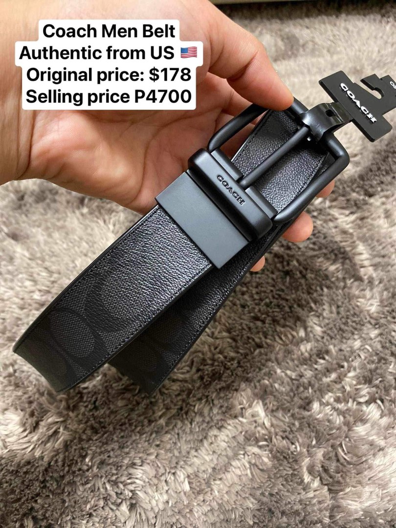 Coach belt men, Men's Fashion, Watches & Accessories, Belts on Carousell