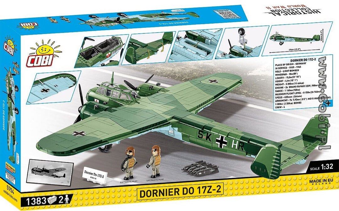 COBI 5754 GERMAN WW2 DONIER BOMBER FIGHTER PLANE BRICKS (LEGO ...