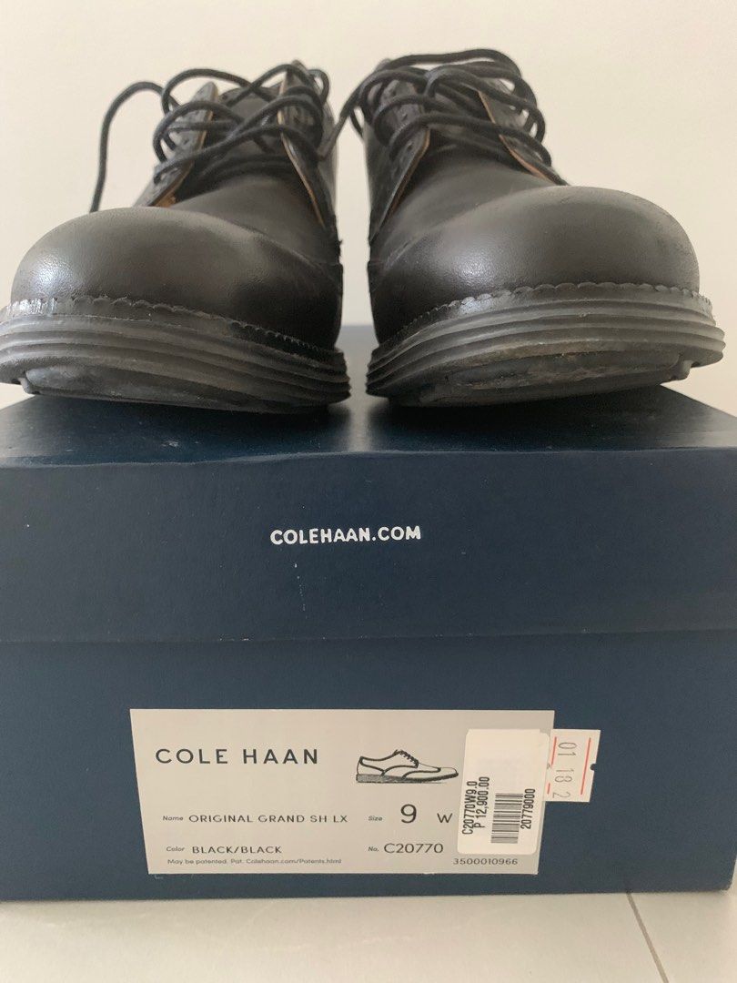 Cole Hann Black Leather Shoes, Men's Fashion, Footwear, Dress Shoes on ...