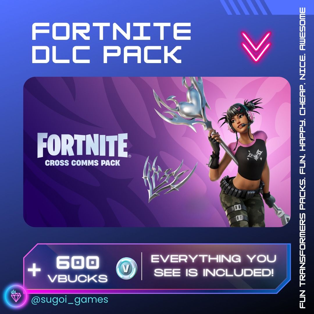 Cross Comms Pack | Fortnite DLC/Add-on | Login Required |, Video Gaming ...