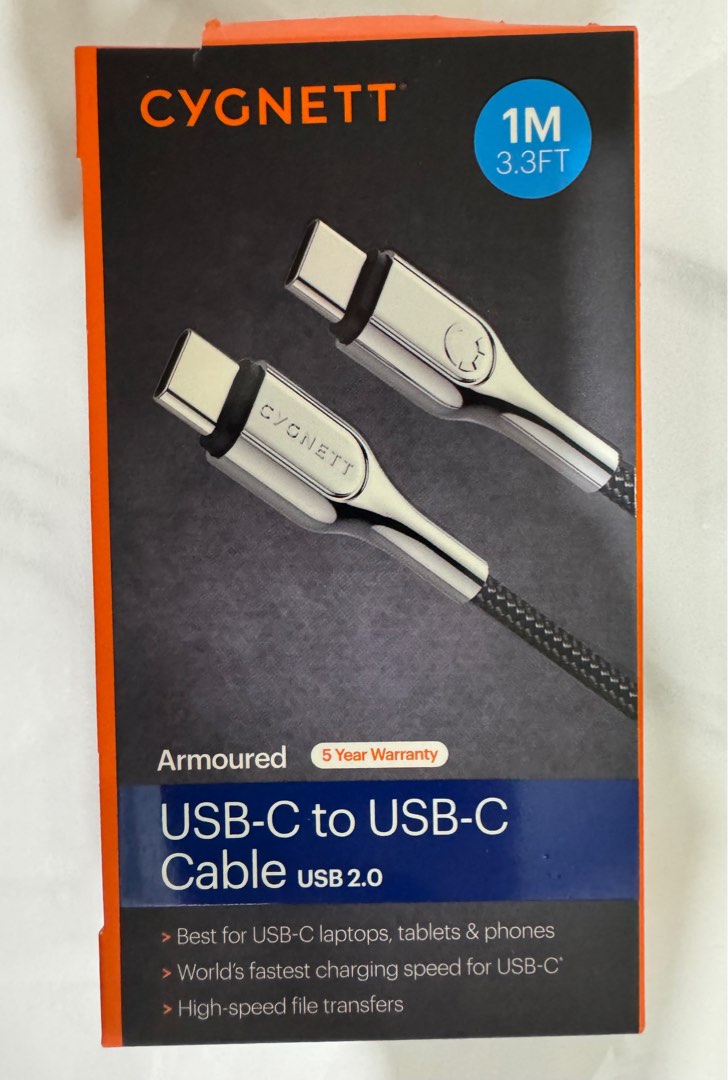 CYGNETT USB C cable, Mobile Phones & Gadgets, Mobile & Gadget ...