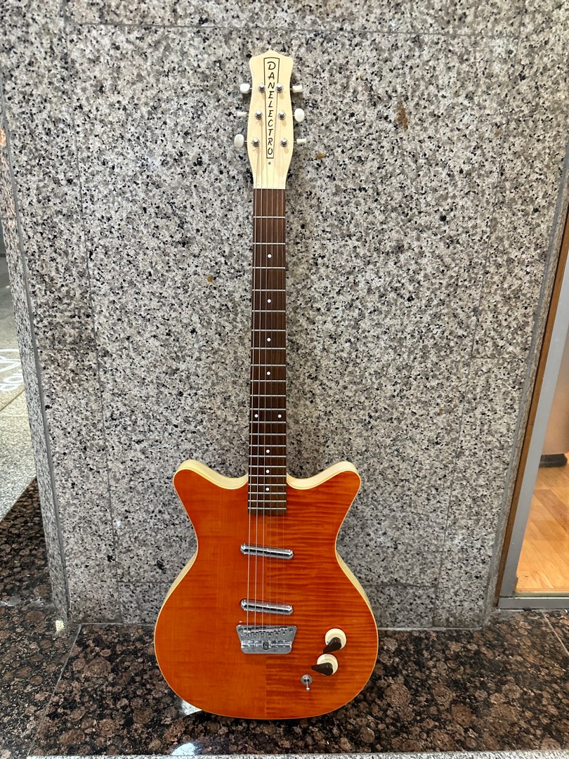 Danelectro '59 Divine Electric Guitar - Flame Maple, Hobbies & Toys ...