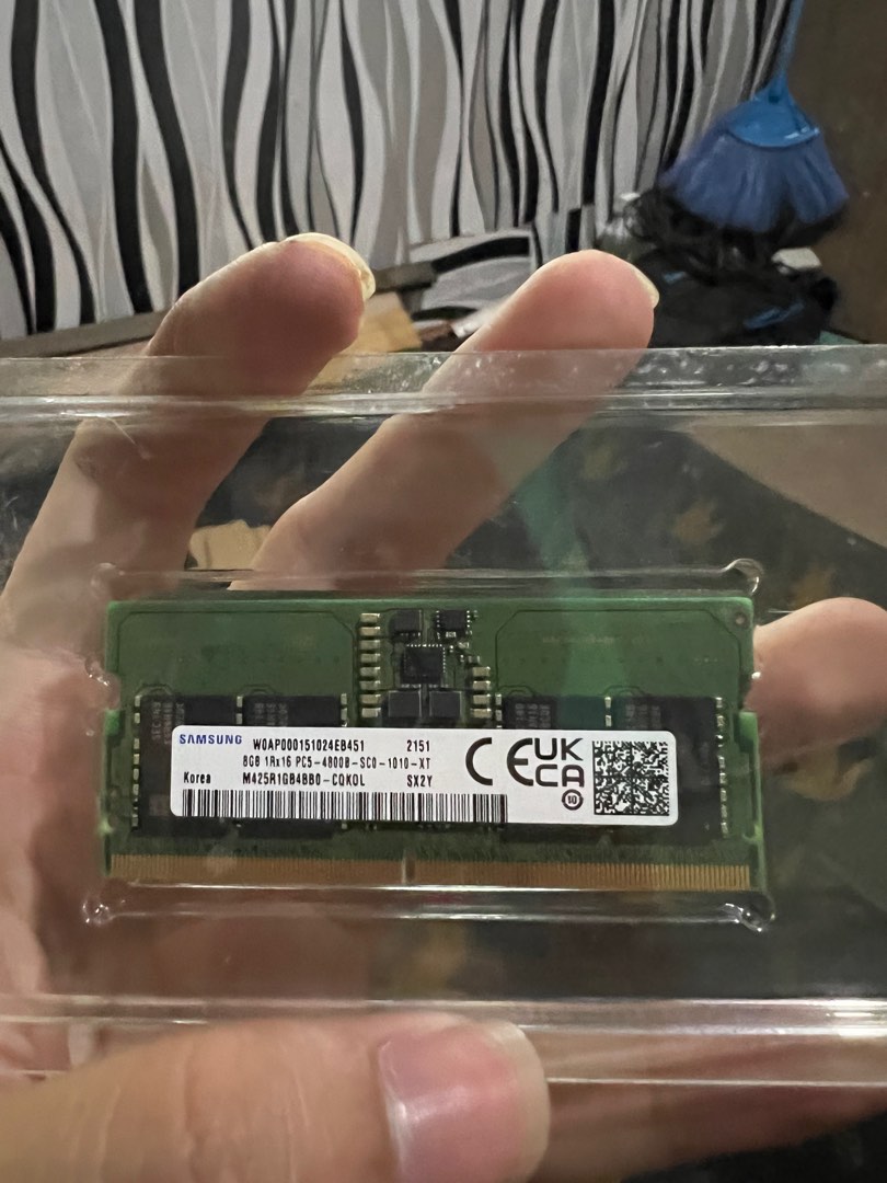 DDR5 SODIMM Laptop Stock Ram (4800MHZ) 8GB, Computers & Tech, Parts & Accessories, Computer ...