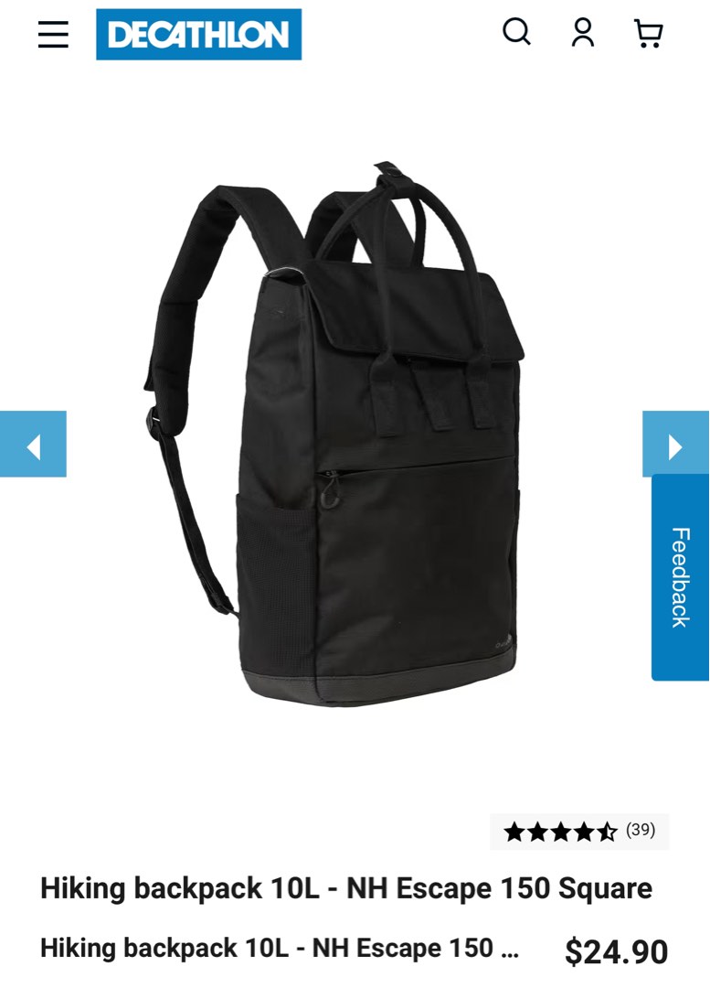 Decathlon Backpack, Men's Fashion, Bags, Backpacks on Carousell