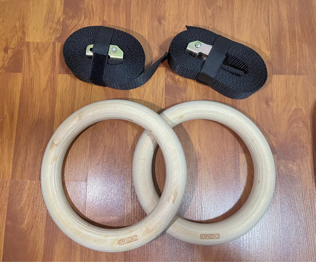 Decathlon Cross Training Rings, Sports Equipment, Exercise & Fitness ...