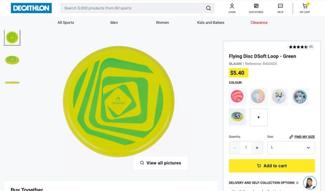 Decathlon soft frisbee disc, Sports Equipment, Other Sports Equipment ...