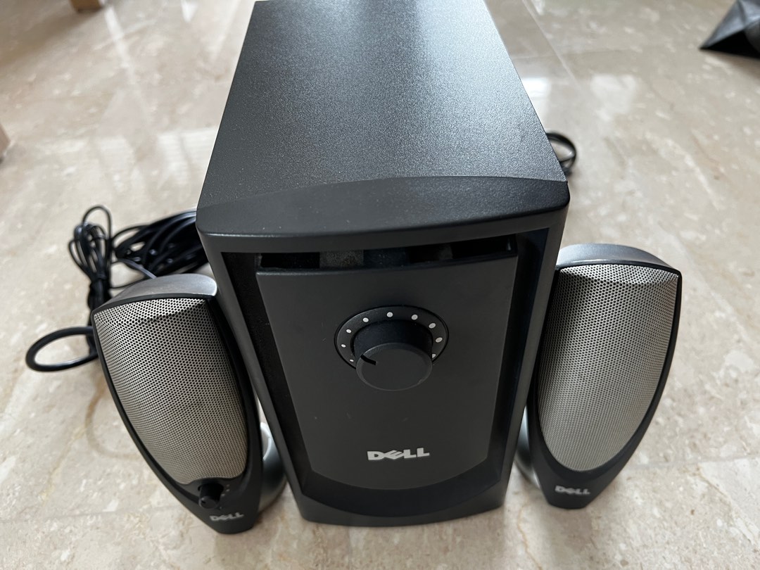 Dell speakers with active subwoofer, Audio, Soundbars, Speakers & Amplifiers on Carousell